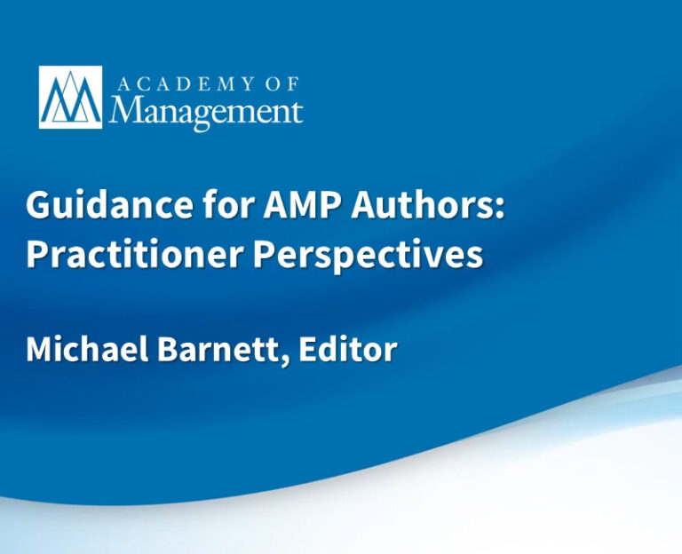 Submitting to Perspectives | Academy of Management