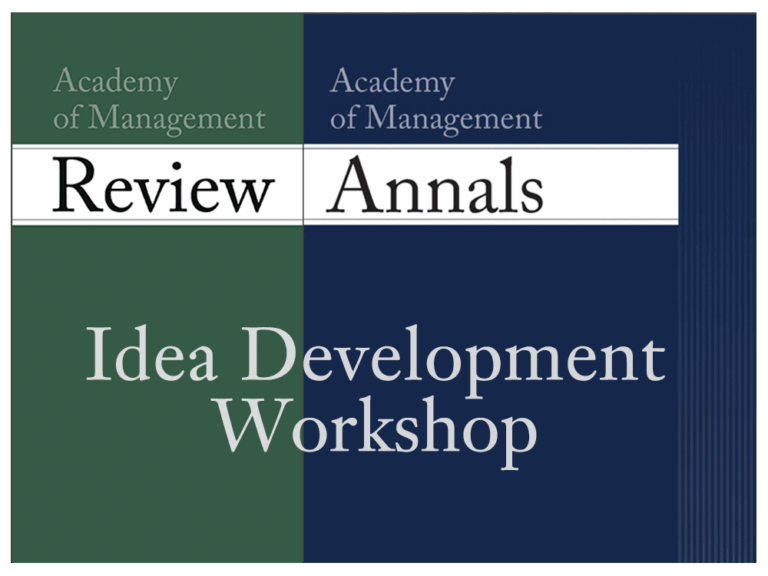 Academy of Management Annals