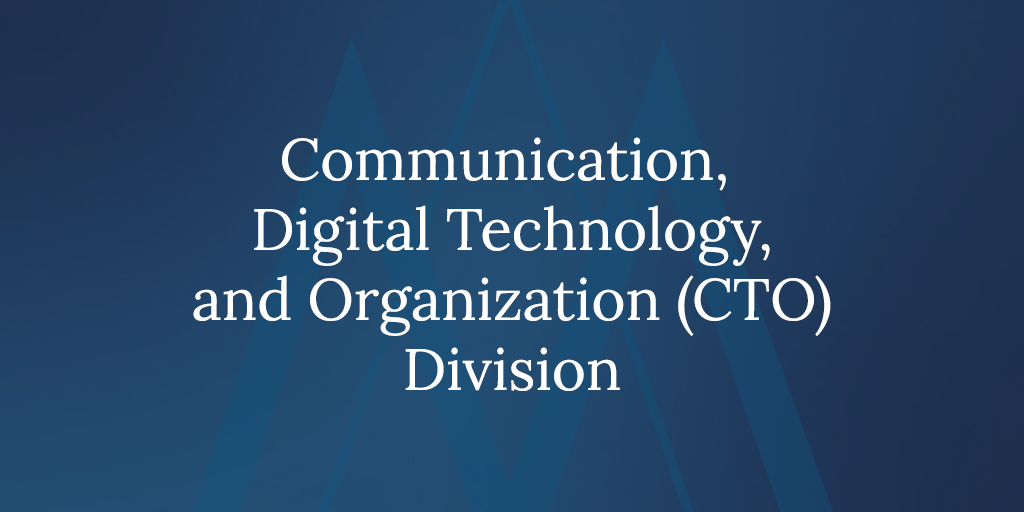 Divisions and Interest Groups | Communication, Digital Technology, and ...