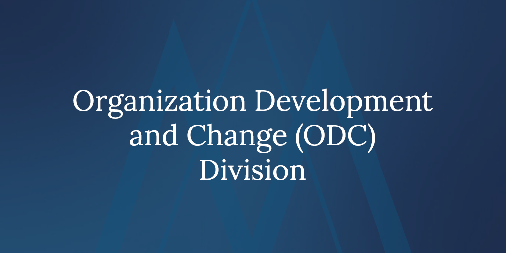 Divisions and Interest Groups | Organization Development and Change ...